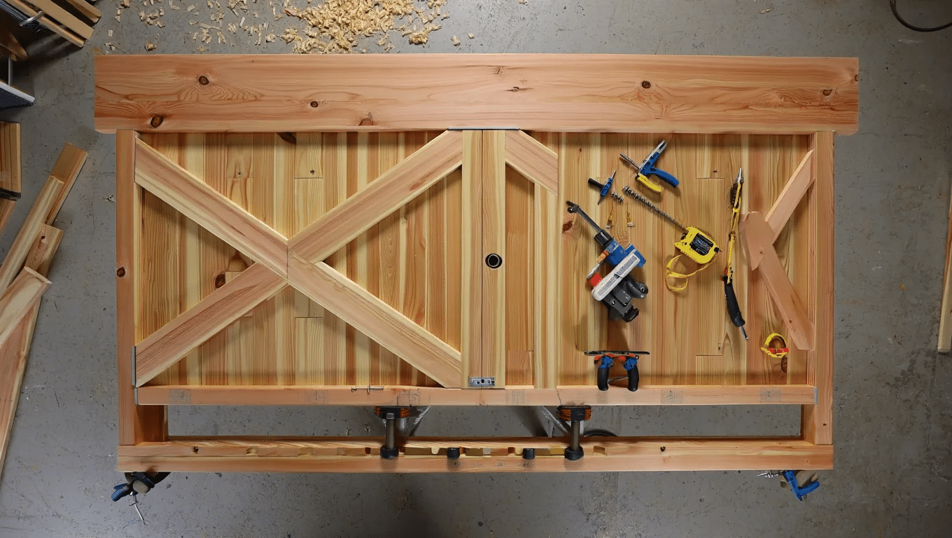 Stepwise Instructions on How to Build a Barn Door - Belle De Couture